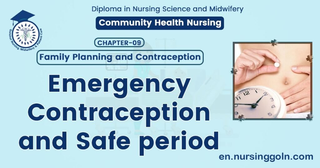 Emergency contraception and Safe period | CHAPTER 9 | Community Health ...